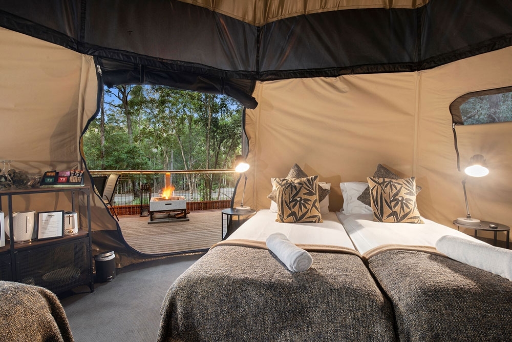 Cedar Creek Lodges: The Woodlands Glamping Tamborine Mountain | Must Do ...